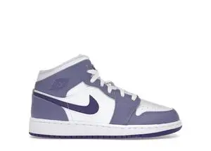 JORDAN Jordan 1 Mid Sneakers Dusty Amethyst/white/court Purple