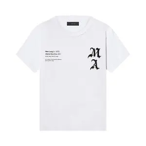 Amiri X Wes Lang Checker Skull Tee Shirt - White