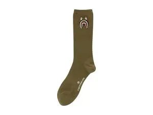 BAPE 1st Shark Socks - Olive/olivedrab Green