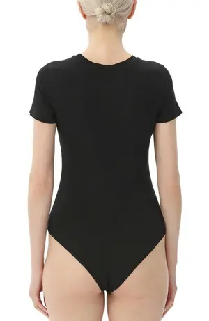 KIMI + KAI Crew Neck Bodysuit - Black