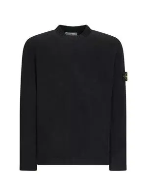 Stone Island Compass Badge Crew-neck Sweater - Black