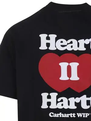 Carhartt Work In Progress Heart Ii Hartt T-shirt - Black