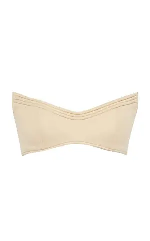 Zimmermann Rebellion Corded Cotton Bralette - Ivory