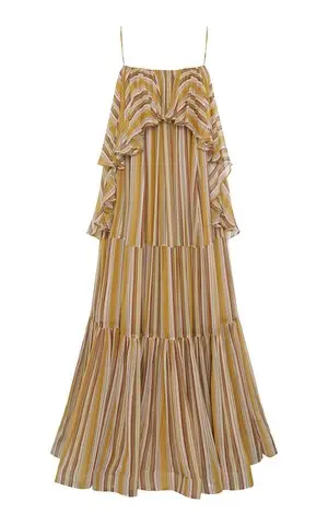 Zimmermann Rebellion Bohemian Maxi Dress - Stripe