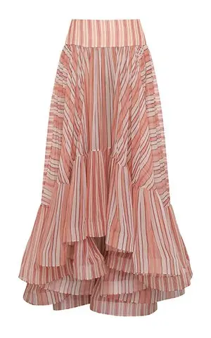 ZIMMERMANN Rebellion Bohemian Chiffon Midi Skirt