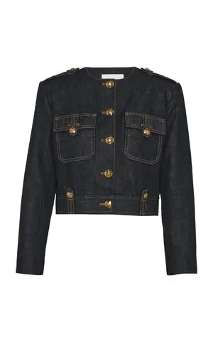 Zimmermann Rebellion Denim Jacket - Dark Wash