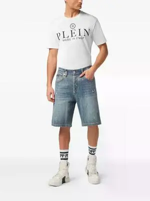 Philipp Plein Rhinestone-embellished Shorts