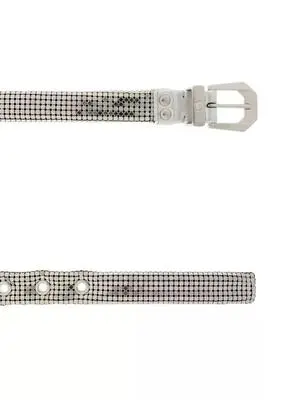 Versace Brass Belt - Silver