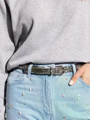 Versace Brass Belt - Silver