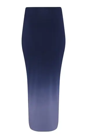 Alaïa Ombre Jersey Maxi Skirt - Grey