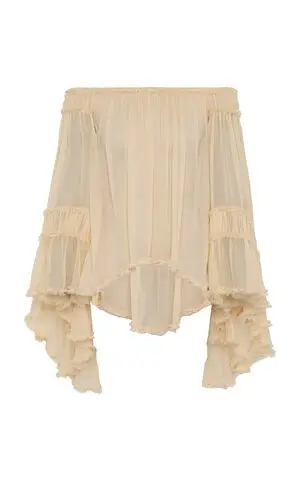 Zimmermann Gathered Blouses