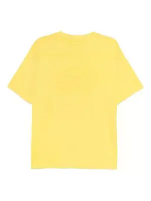 CHOCOOLATE Logo-embroidered T-shirt - Yellow
