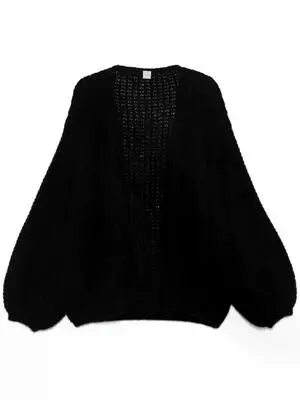 TOTEME Puff-sleeve Cardigan - Black