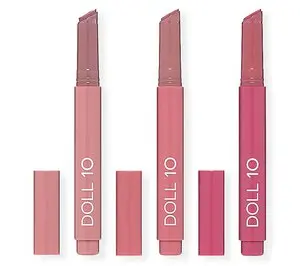 DOLL 10 Peptide Plump Lip Oil Trio - One-color