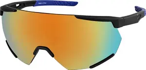 Zenni Racer Shield Full Rim Sunglasses - Black