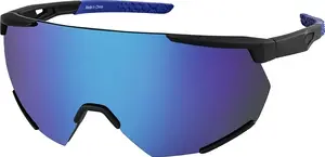Zenni Racer Shield Full Rim Sunglasses - Black