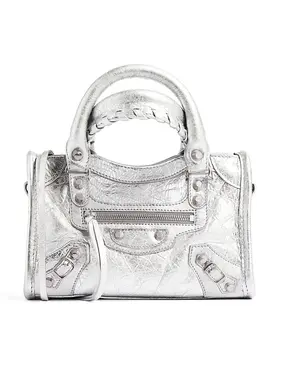 Balenciaga Silver Tone Mini Bags