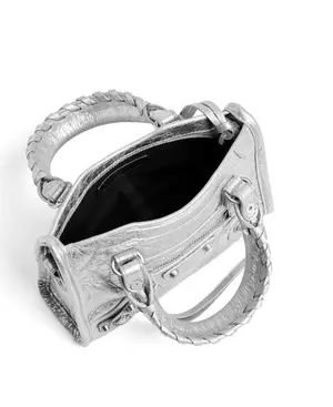 Balenciaga Le City Nano Handbag - Silver