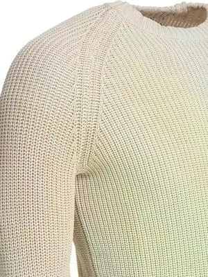 RAKKI Raglan-sleeved Cotton Sweater