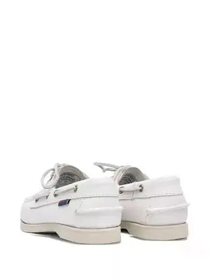 SEBAGO Docksides Portland Leather Boat Shoes - White