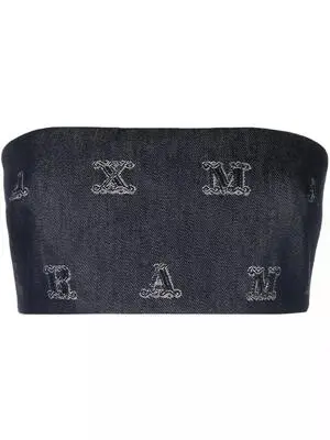 Max Mara Maxmaragram Jacquard Crop Top