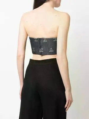 Max Mara Maxmaragram Jacquard Crop Top