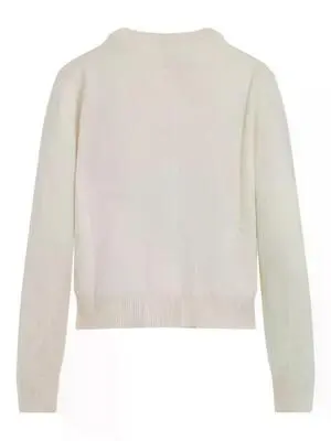 JIL SANDER Floral-embroidered Cardigan