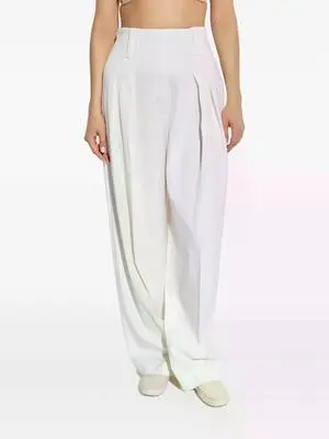 Victoria Beckham Pleated Wide-leg Trousers