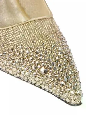 JIMMY CHOO Ixia Crystal-embellished Pumps