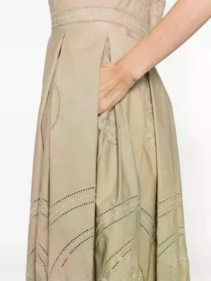 Elie Saab Embroidered Long Dress