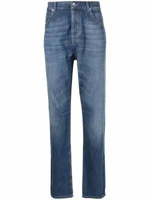 Brunello Cucinelli Regular Denim Trousers - Blue