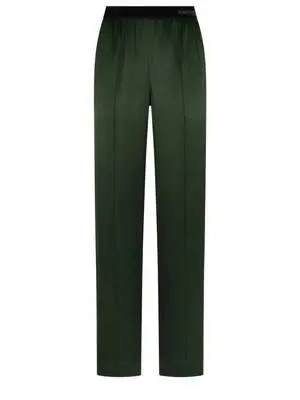 TOM FORD Silk Pajama Pants Green