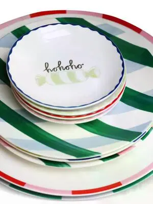 &K AMSTERDAM Bliss Diagonal-stripe Plates