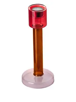 &K AMSTERDAM Bole Glass Cylindrical Candle Holder