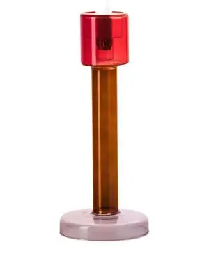 &K AMSTERDAM Bole Glass Cylindrical Candle Holder