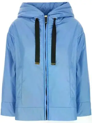 Max Mara Zip-up Padded Jacket - Blue