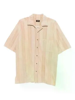 Fendi Striped Cotton Shirt - Neutrals