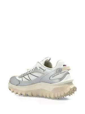 Moncler Trailgrip Gtx Leather Sneakers - Silver