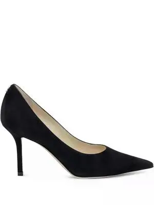JIMMY CHOO 60mm Love Suede Pointed-toe Pumps