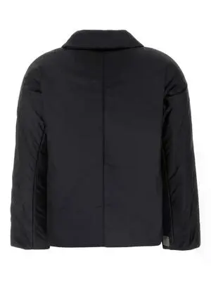 Max Mara Padded Jacket With Button Fastening - Black
