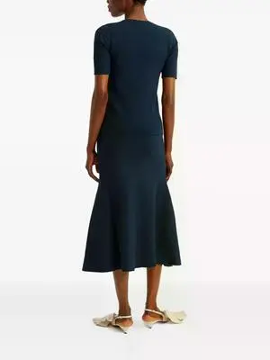 Erdem Tree-print Midi Skirt