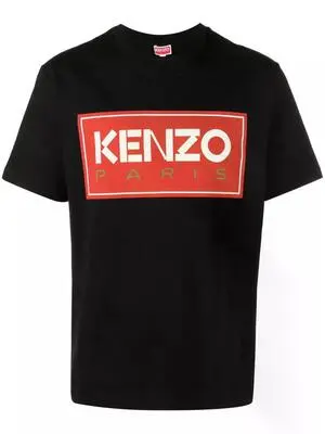 Kenzo Logo-print Cotton T-shirt - Black