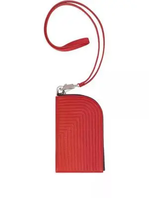 Rick Owens Neck Leather Wallet - Red