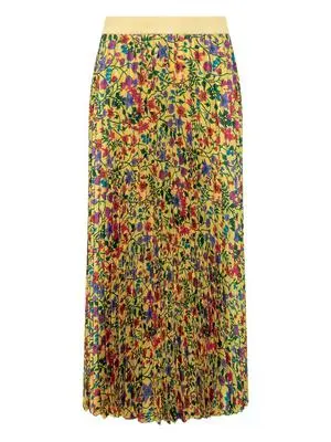 Max Mara Floral-print Skirt