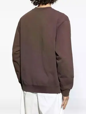 Jacquemus Logo Patch Sweatshirt - Brown