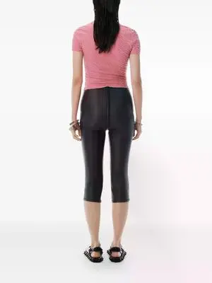 Alexander Wang Logo-embossed T-shirt - Pink