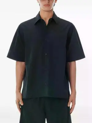 Alexander Wang Laser-cut Logo Button-up Shirt