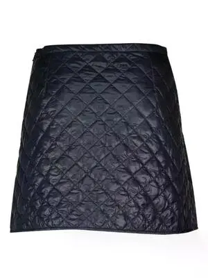 Moncler Mini Quilted Skirt - Blue
