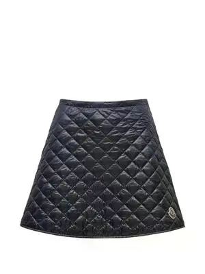 Moncler Mini Quilted Skirt - Blue