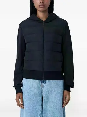 Moncler Quilted Hooded Jacket - Black